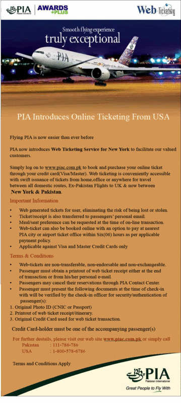 PIA Web Ticketing/Reservation - International Expansion - History of ...